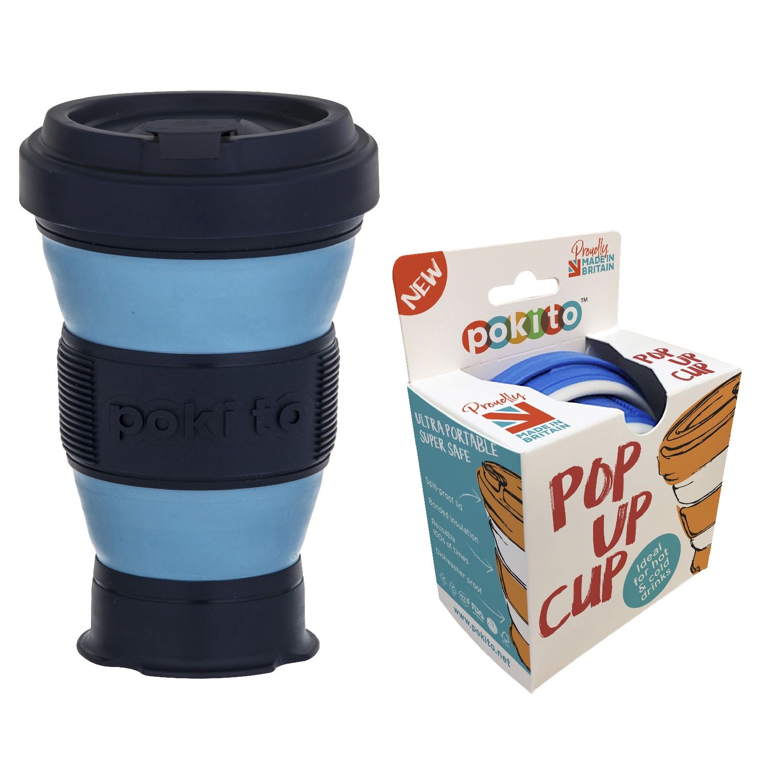 Buy Pokito Pop Up Reusable Cups Online- PurpleSpoilz Australia