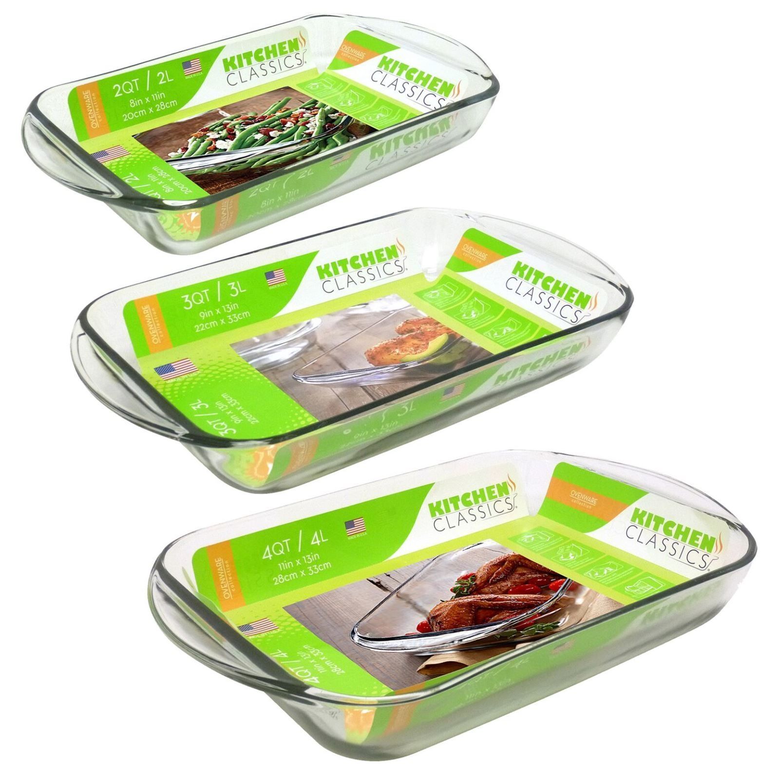 Buy Kitchen Classics Glass Baking Dish Online - PurpleSpoilz Australia