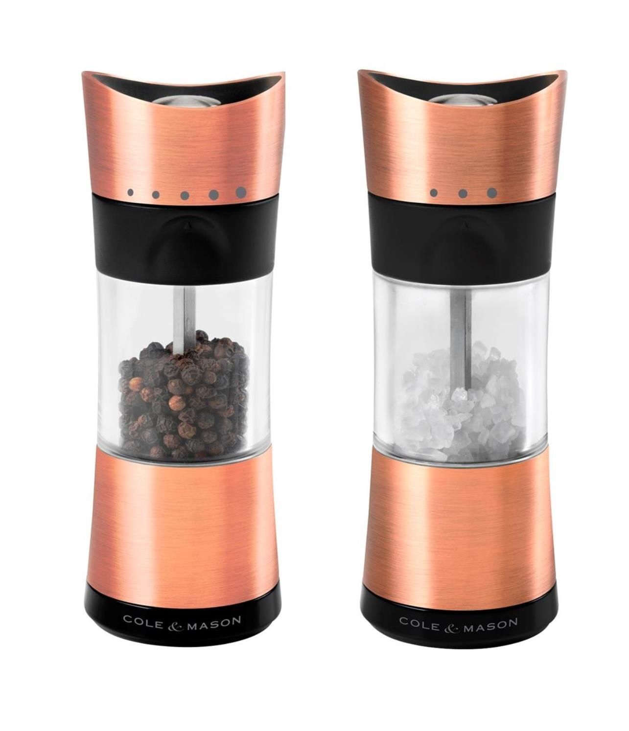 Buy COLE AND MASON COPPER HORSHAM SALT AND PEPPER GRINDERS Online